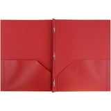 JAM Paper Plastic 2 Pocket School POP Folders with Metal Prongs ...