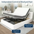 PPorfamilia Electric Adjustable Bed Base Frame with Wired Remote Head ...