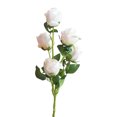 HICESS 1 Branch Fake Flowers Real Touch Unfading Multi-Functional ...