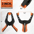 16-Pack Spring Clamps Heavy Duty, 3-inch Mini Clamps for Crafts with 1 ...