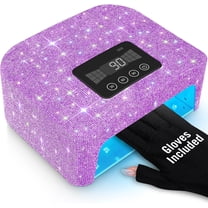 Cordless UV Nail Lamp, 120W Rechargeable UV Light for Gel Nails, LED ...