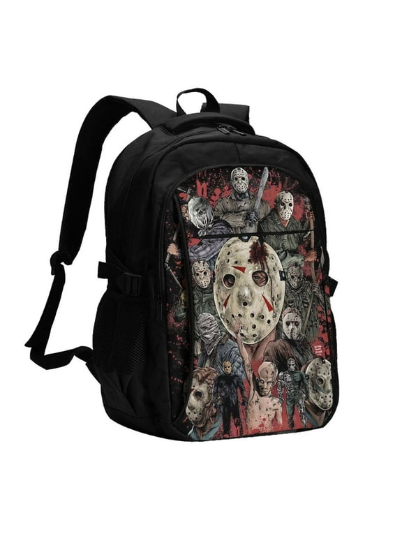 14.5in Horror Scre-A Ghost Movie Backpacks Cute Laptop bag Cartoon Bags ...
