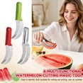 2-in-1 Watermelon Cutter Slicer Tool Stainless Steel Fruit Knife for ...