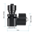 Standard 15mm Single Rod Clamp Adapter With 3/8inch 16 Mounting Screw ...