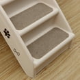 HomGarden 4 Step Indoor/Outdoor Pet Stairs, Small Foldable Non-Slip Dog ...