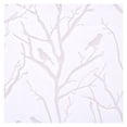 Sheer Curtain Panel - Burnout Branch Design, 50x84 Inch, Silver Grommet ...