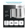 Water Distiller 6L/1.6 Gallon, Pure Water Purifier - 900W Countertop ...