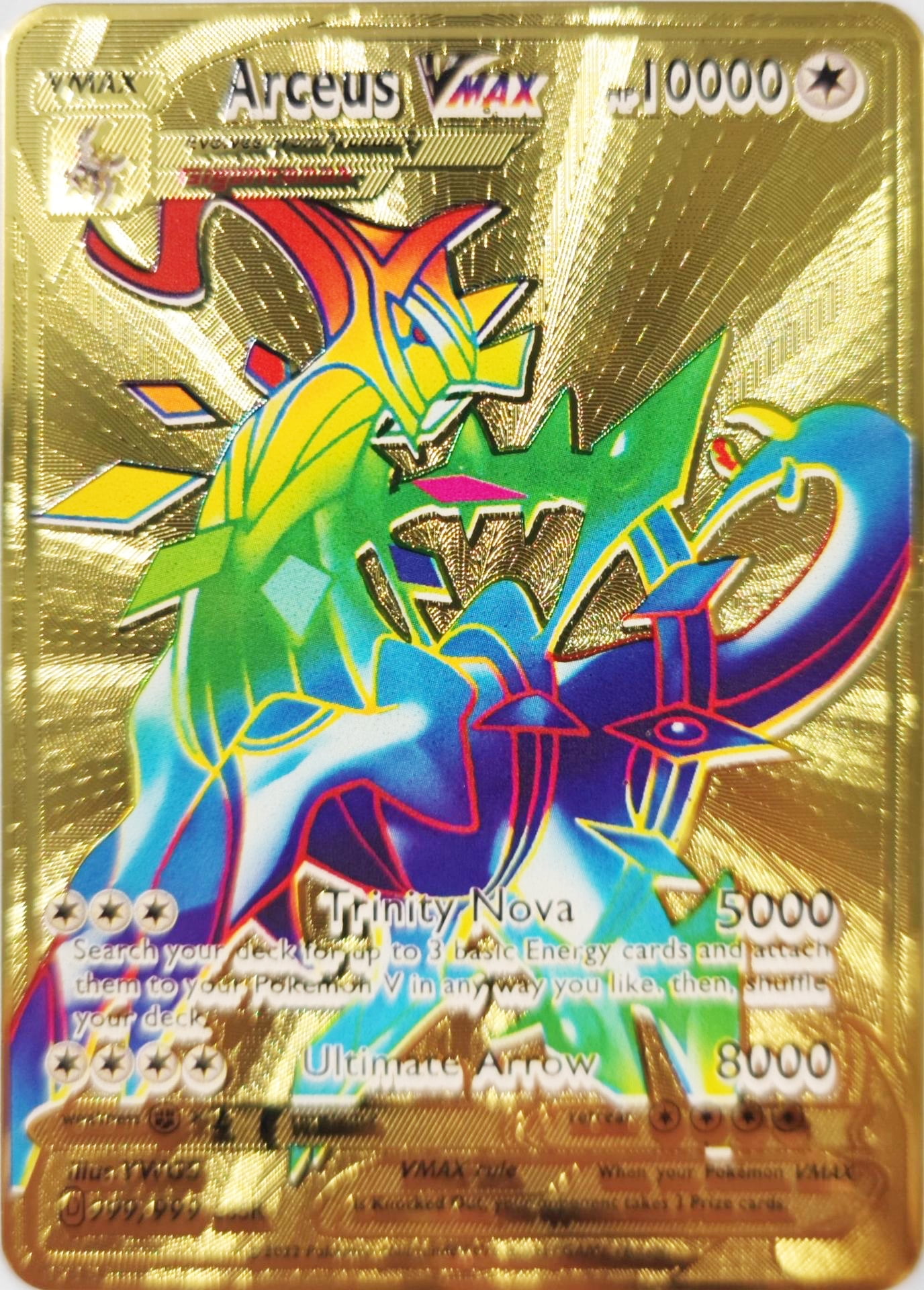 Cartas de Pokemon 10000 WANGXIAOYU Arceus Pikachu Charizard Vmax Gx ...