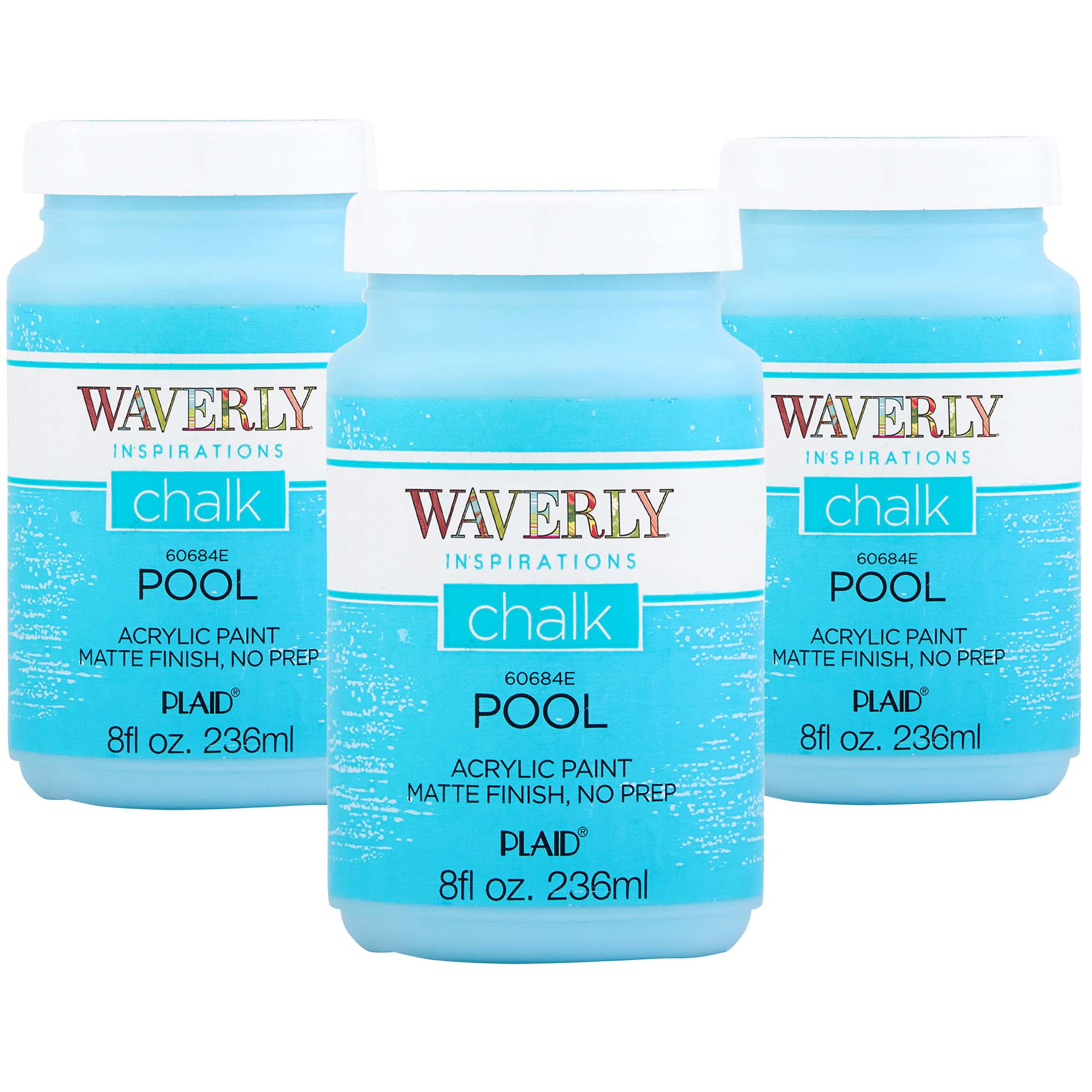 Waverly Inspirations Acrylic Chalk Paint Kit, Pool, Set of 3, 8 fl oz ...