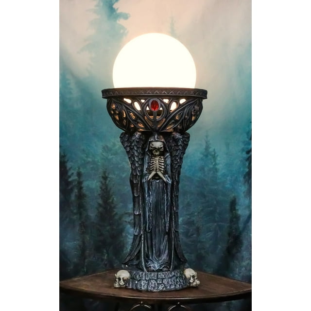 Ghastly Illumination Sinister Skeleton Grim Reapers Sculptural Table ...