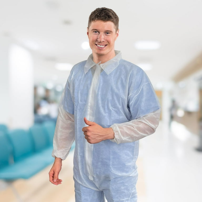 Paint Suit Disposable Hazmat Suit – Full-Body Coverall For Paint ...