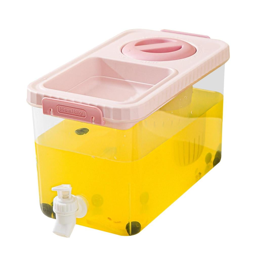 Cold Kettle with Faucet|4L Refrigerator Cold Kettle Drink Dispenser ...