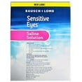Bausch and Lomb Sensitive Eyes Plus Saline Solution, Twin Pack - 24 oz ...