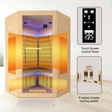 OUTEXER 2 to 3 Person Infrared Sauna Home Saunas,2100W Low EMF Canadian ...