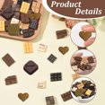 60Pcs 15 Styles Opaque Resin Imitation Cabochons Mixed Shapes 14.5~26 ...