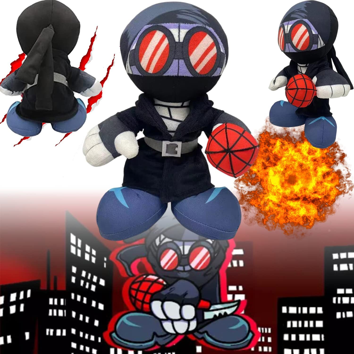 Friday Night Funkin Plush Doll Toy Hank