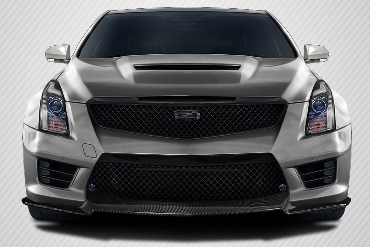 2016-2019 Cadillac ATS-V Carbon Creations V Look Front Lip Spoiler - 1 ...