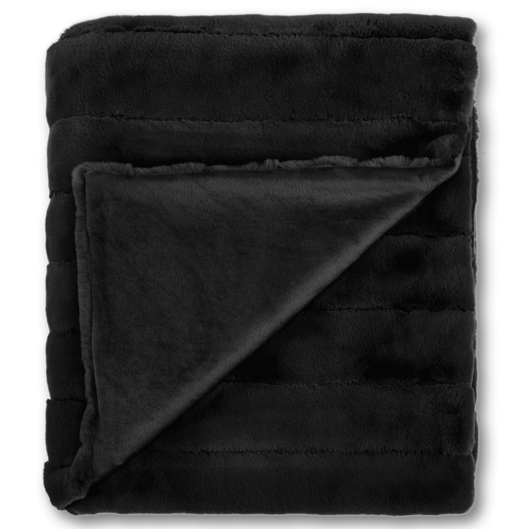 Click here for Bouclair Black Cougar Faux Fur Throw 50x60 In (127... prices