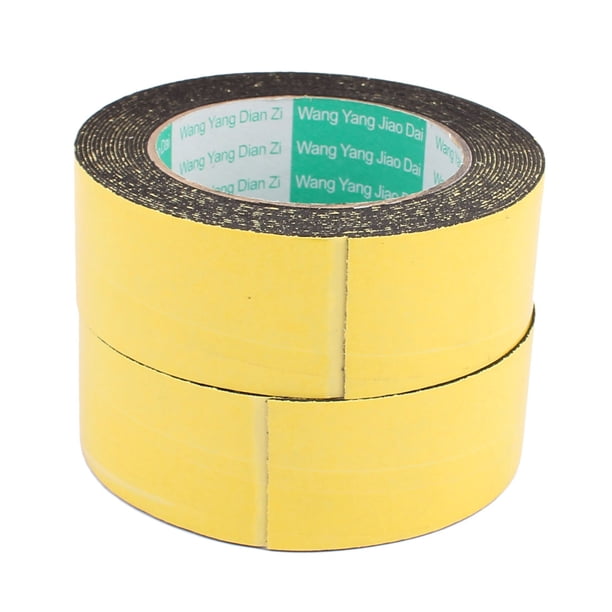 2Pcs 40mm x 1mm Single Sided Self Adhesive Shockproof Sponge Foam Tape ...