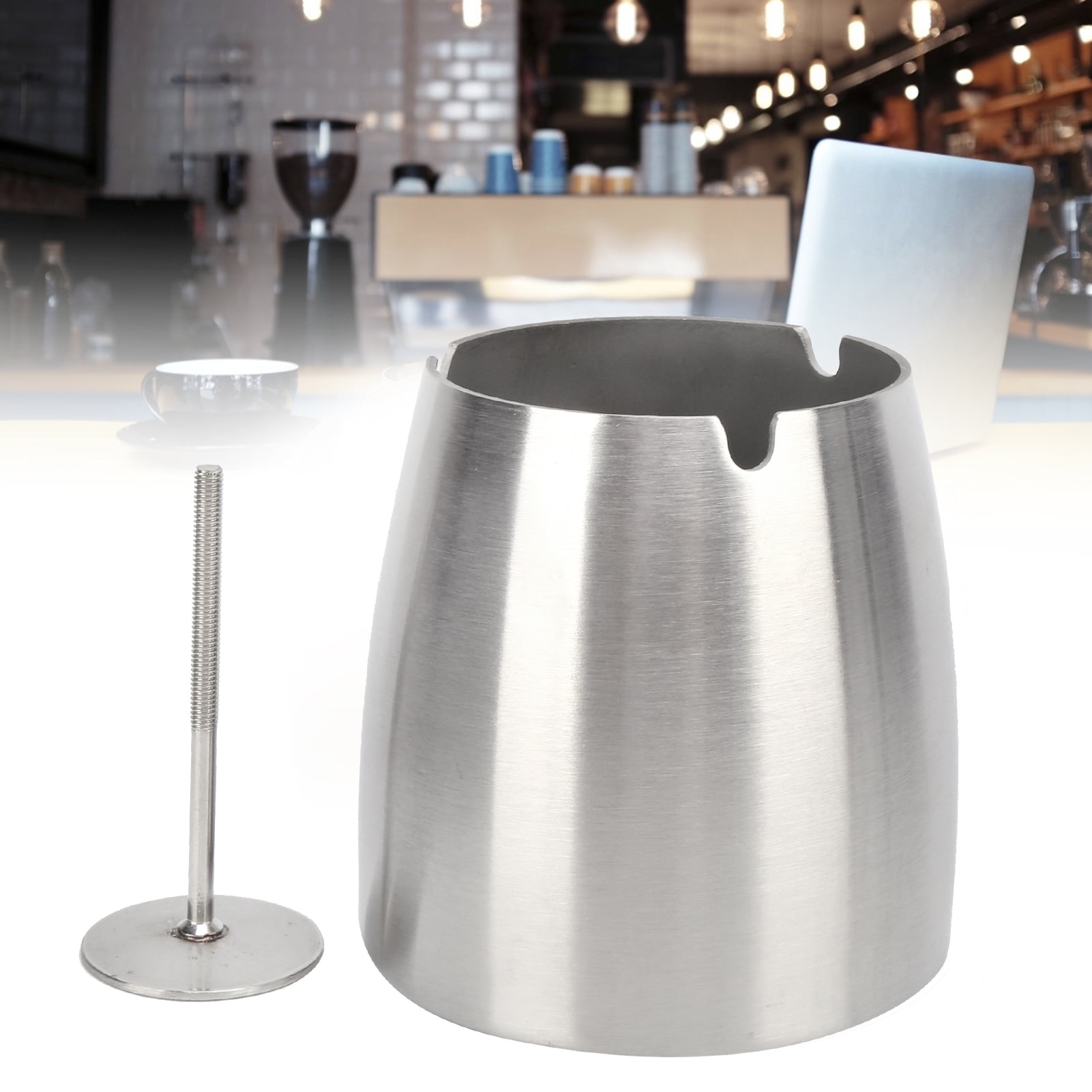 Click here for Fyydes Stainless Steel Ashtray  Removable 3.0in Di... prices