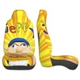 2 Pcs Sml Cartoon Jef-,Fy Car Seat Covers Cartoon Car Interior Seat ...