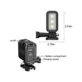 Diving Light High Power Rechargeable Dimmable Waterproof LED Video ...