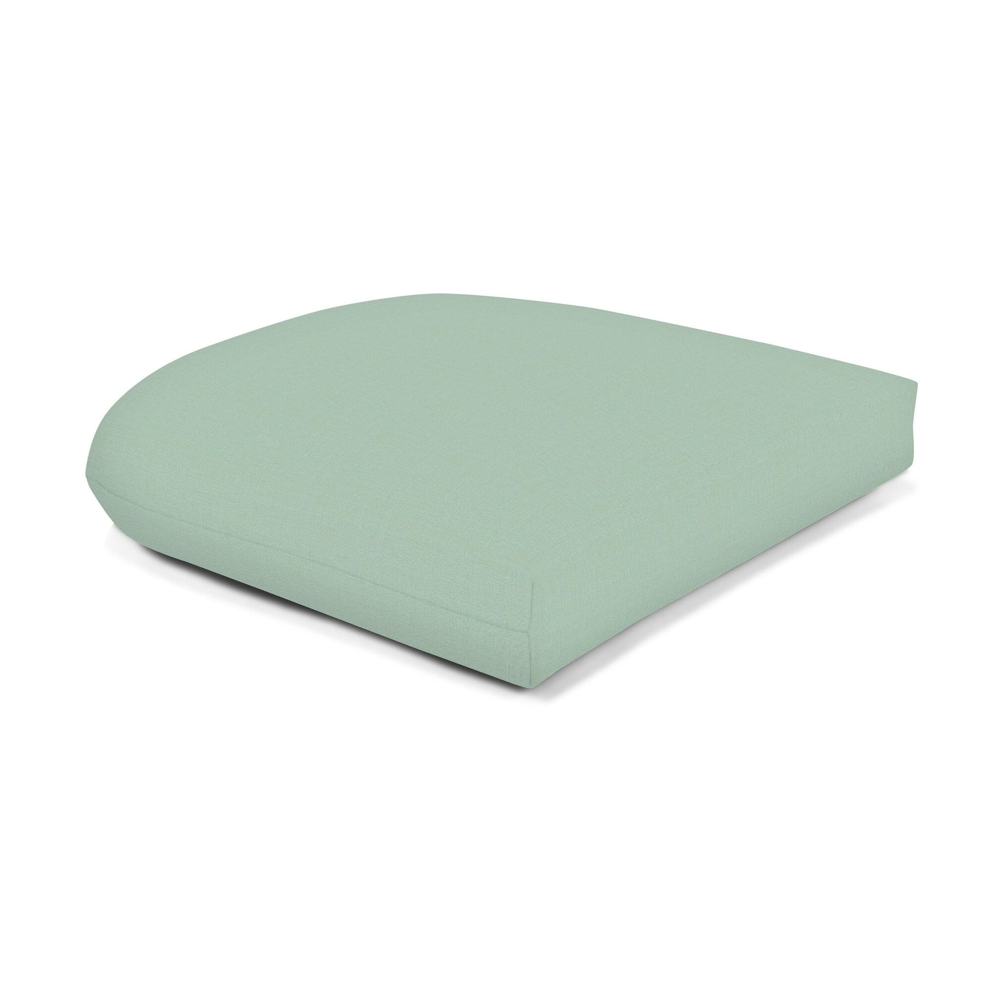 Sunbrella 18 x 18 solid fabric curved back seat cushion Canvas Spa ...