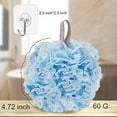 Bath Sponges Colorful Shower Sponges Exfoliating Mesh Pouf Bath Ball ...