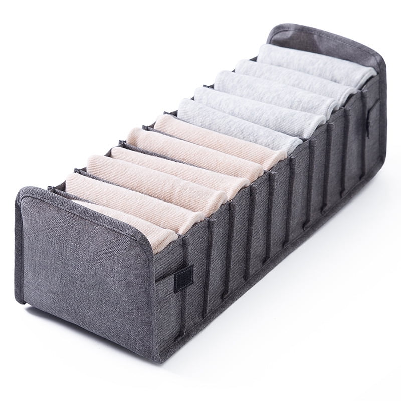 Yidarton Sock Storage Telescopic Storage Box Fabric Underwear Storage ...