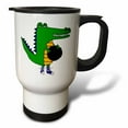 3drose, Funny Cool Alligator Bowling Cartoon, 14oz Stainless Steel ...