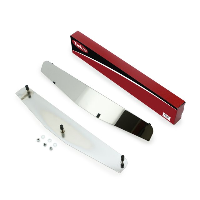 Topline Products TMUFW-152-1105 | 4" x 24" Chrome-Plated Steel Bottom ...
