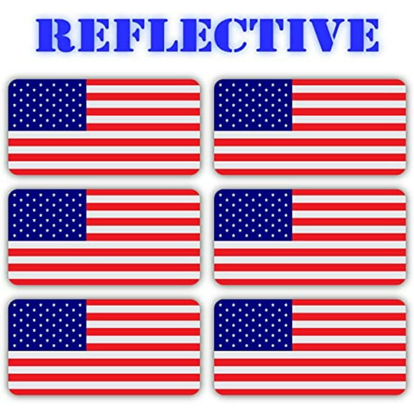 Patriotic Hard Hat Stickers