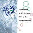 Clear Fruit Flavored Water, Variety Pack, 12 Bottles, 16.9 fl oz Each ...