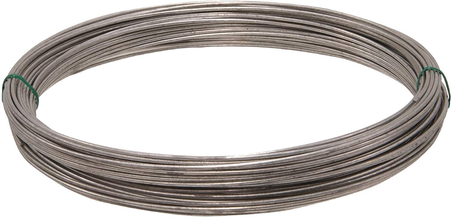 Hillman 122065 Galvanized Solid Wire 14 Gauge 100 Ft Coil - Walmart.com