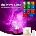 Ocean Wave Projector Light – 16-Color Cube Lamp with Remote, 3D Water ...