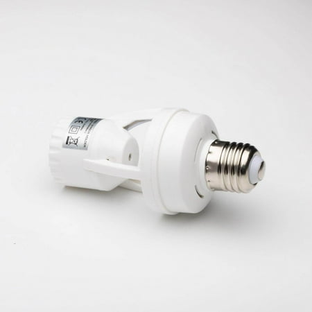 PIR Motion Sensor Light Socket E27 Plug Socket AC for Hallway Storage ...