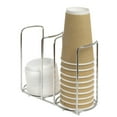 HUBERT® Wire Two Cup/Lid Holder - Chrome - Walmart.com
