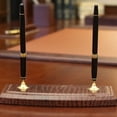 Brown Crocodile Embossed Leather Pen Stand - Walmart.com