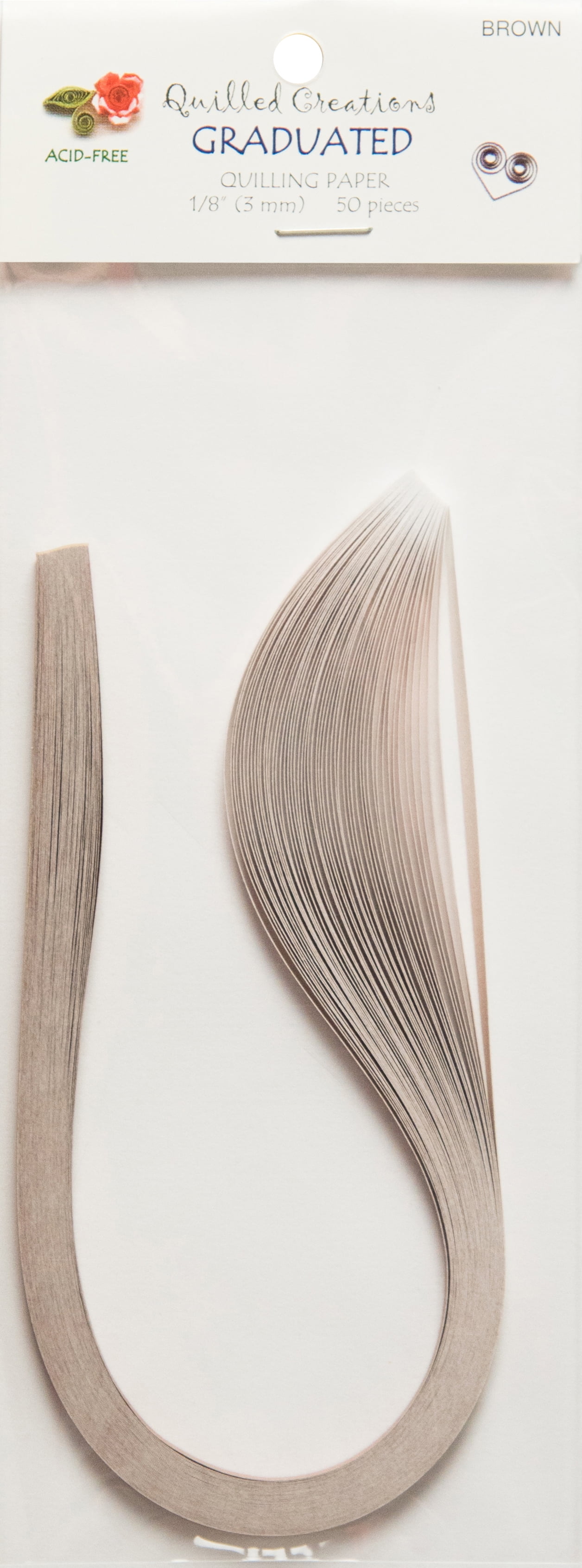 Quilling Paper Graduated .125" 50/Pkg-Brown | Walmart Canada