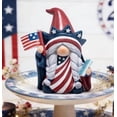 Beforeyayn Patriotic Gnome Statue, 4Th Of July American Flag Gnome ...