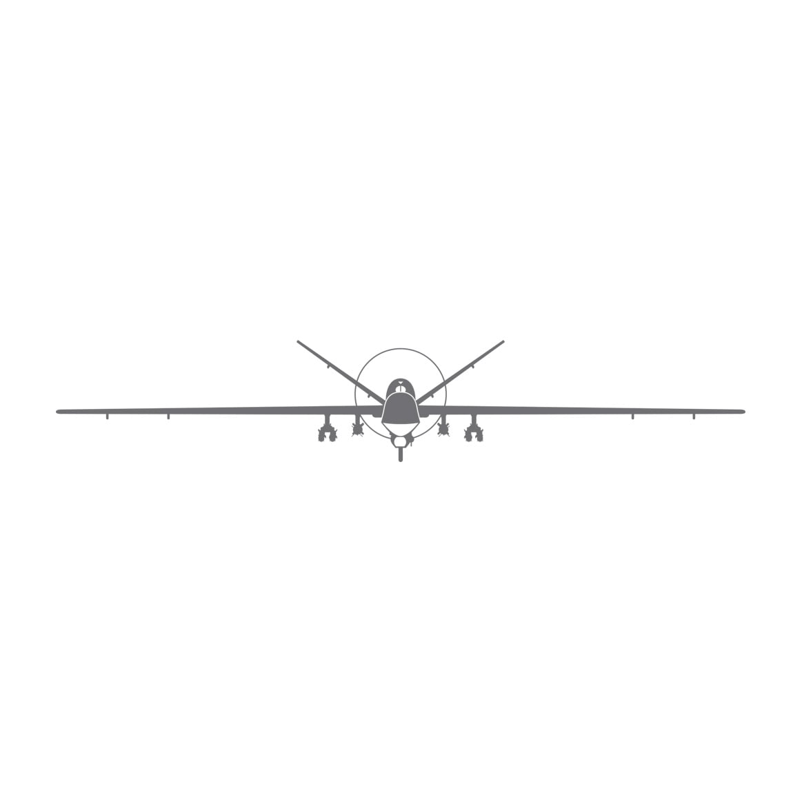 MQ-9 Reaper Sticker Decal Die Cut - Self Adhesive Vinyl - Weatherproof ...