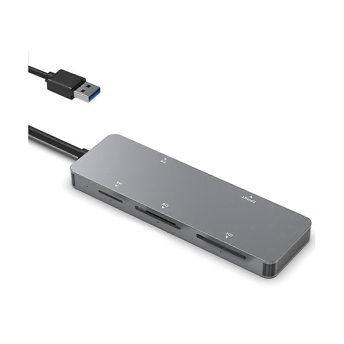 Lector de tarjetas multifunción USB 3.0 Lector de tarjetas CFast//XD/SD ...