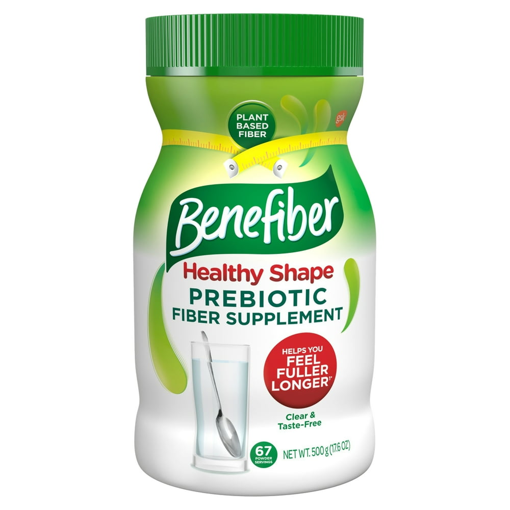 Benefiber Healthy Shape Prebiotic Fiber Supplement, 17.6 oz - Walmart ...