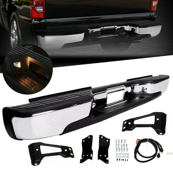Kojem Rear Step Bumper for Chevy Chevrolet Silverado GMC Sierra 2500 HD ...