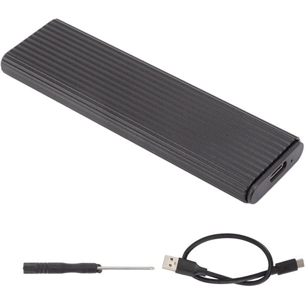 M.2 NVME SATA SSD Enclosure Adapter, Aluminum USB C 3.1 M.2 SSD ...