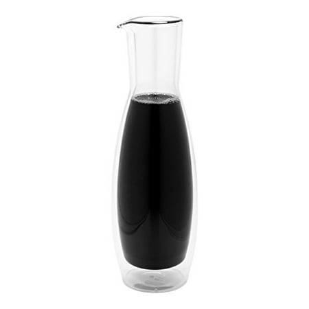 Glass Wine Carafe, Water Carafe, Beverage Carafe - Forma Double Wall ...