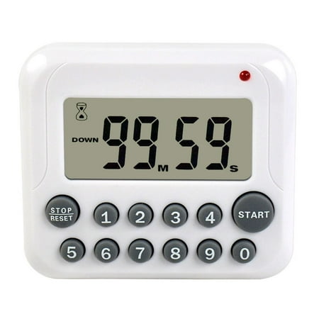 Digital Kitchen Timer Simultaneous Cooking Timing Countdown Up Pocket ...