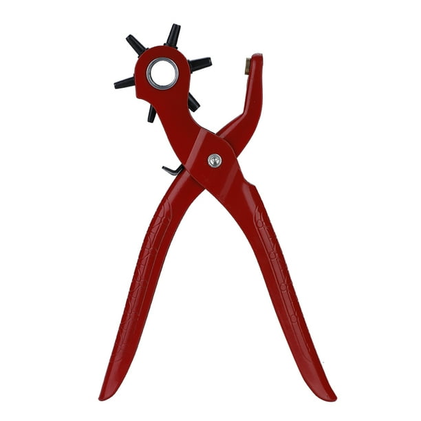 Perforadoras de agujeros de cuero, Perforadora de cinturón de rotación libre para perforar ...