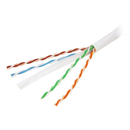 Logico - Bulk cable - 1000 ft - UTP - CAT 6 - riser, solid - white ...