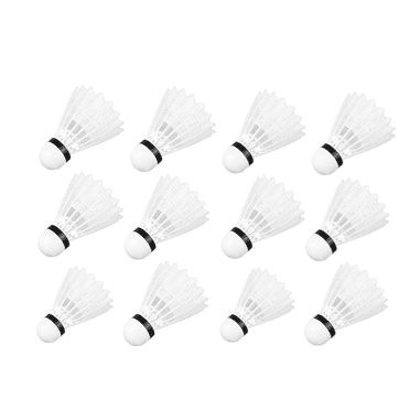 Anself 12pc Outdoor Badminton Shuttlecock Set: Durable Goose Feather ...